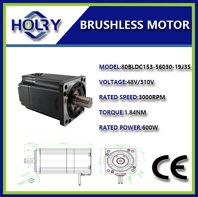 3 phase brushless dc motor - HOLRY