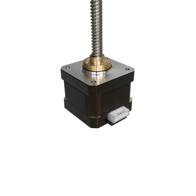 NEMA 17 Stepper Motor with Ball Screw Linear Actuator: 1204 42mm ...